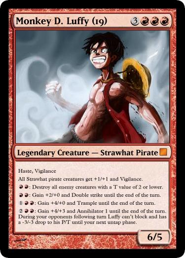 MTG: ONE PIECE CUSTOM - Custom Set Creation and Discussion - Custom ...