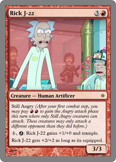 Rick and Morty EDH - Custom Card Creation - Magic Fundamentals - MTG ...