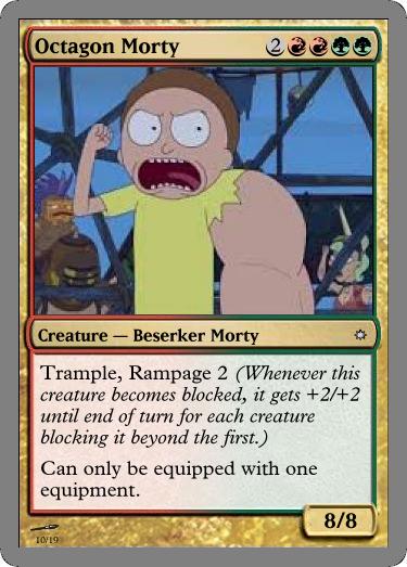 Rick and Morty EDH - Custom Card Creation - Magic Fundamentals - MTG ...