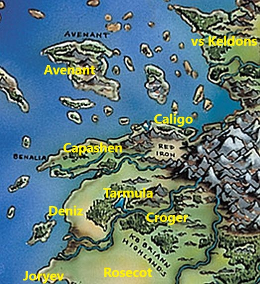 Detailed Dominaria Map - Magic Storyline - Magic Fundamentals - MTG ...