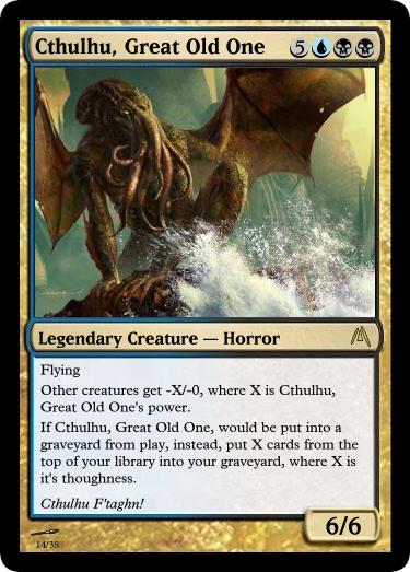 Yawgmoth43's H. P. LOVECRAFT Cards - Custom Card Creation - Magic ...