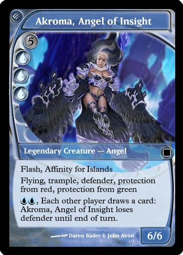 Help me make a black Akroma! - Custom Card Creation - Magic ...