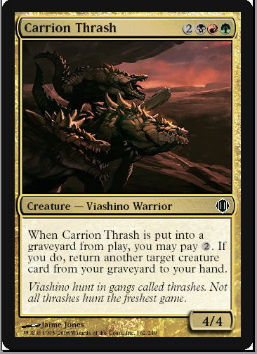 [ALA] magic sock preview: Carrion Thrash - The Rumor Mill - Magic ...