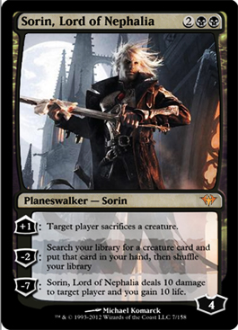 [FAKE] Sorin Markov Planeswalker card Revealed! - Sorin, Lord of ...