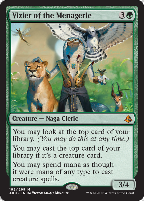 Vizier of the Menagerie - Creature - Cards - MTG Salvation