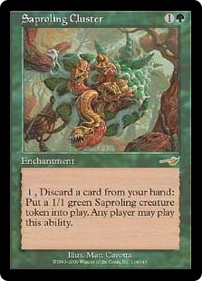 Saproling Cluster - Enchantment - Cards - MTG Salvation