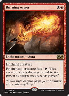 Burning Anger - Enchantment - Cards - MTG Salvation