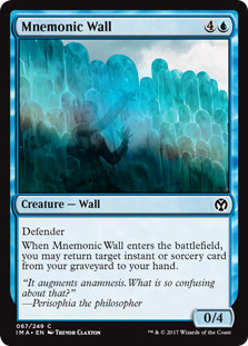 Mnemonic Wall - Creature - Cards - MTG Salvation