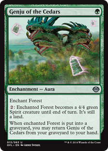 Genju of the Cedars - Enchantment - Cards - MTG Salvation